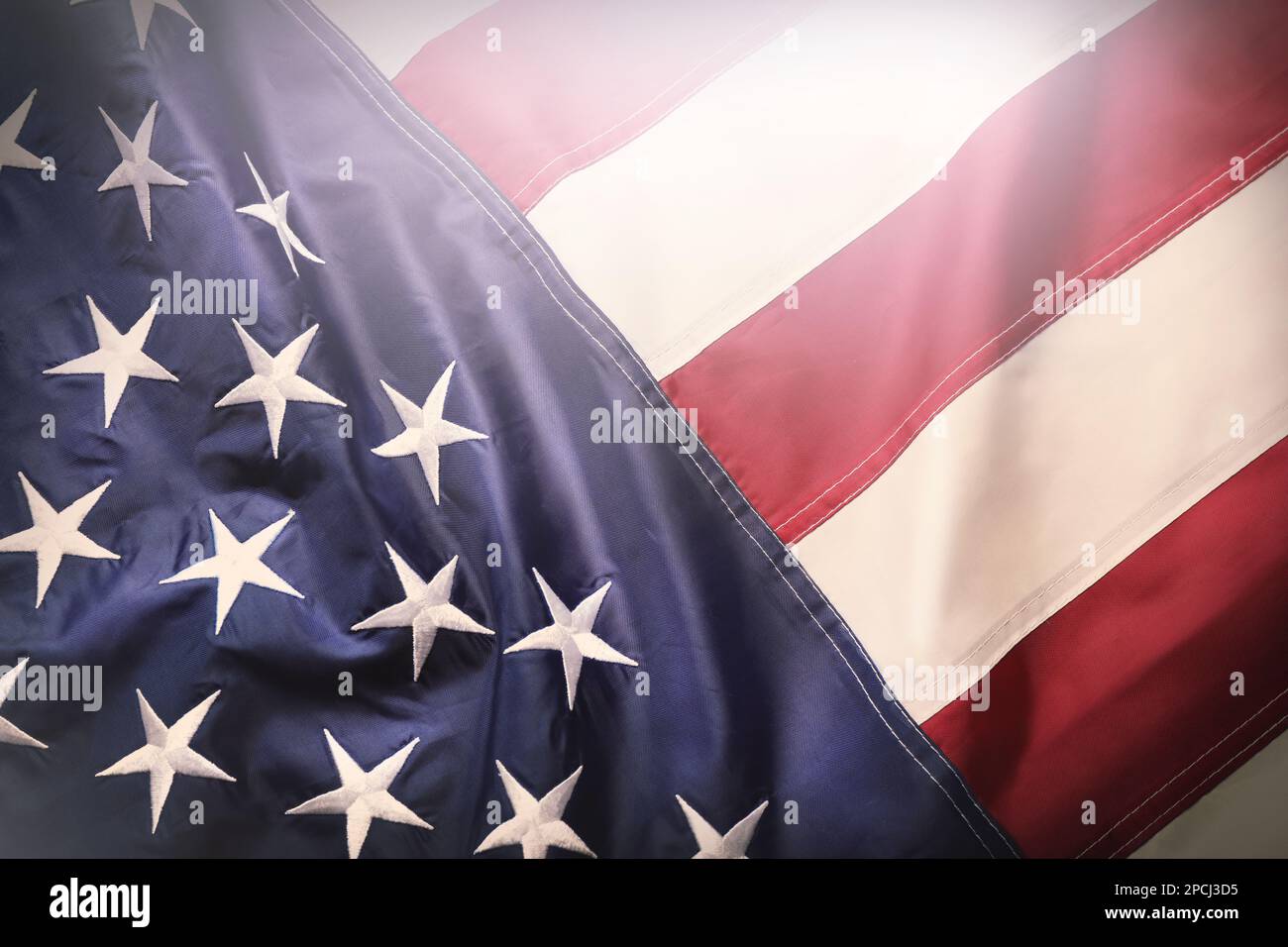 American flag as background, top view. National symbol of USA Stock ...