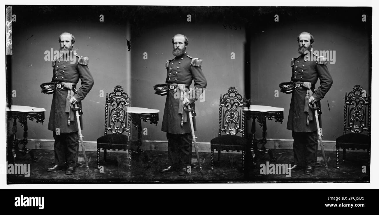 Lieutenant Colonel Abijah J. Wellman, 85th New York Inf.. Civil war ...