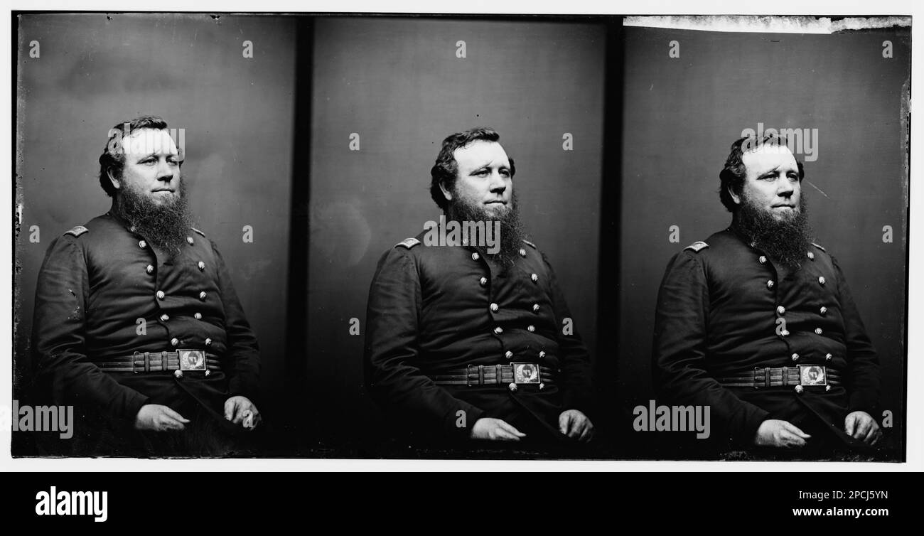 Lieutenant Colonel James Bagley, 69th New York. Civil war photographs ...