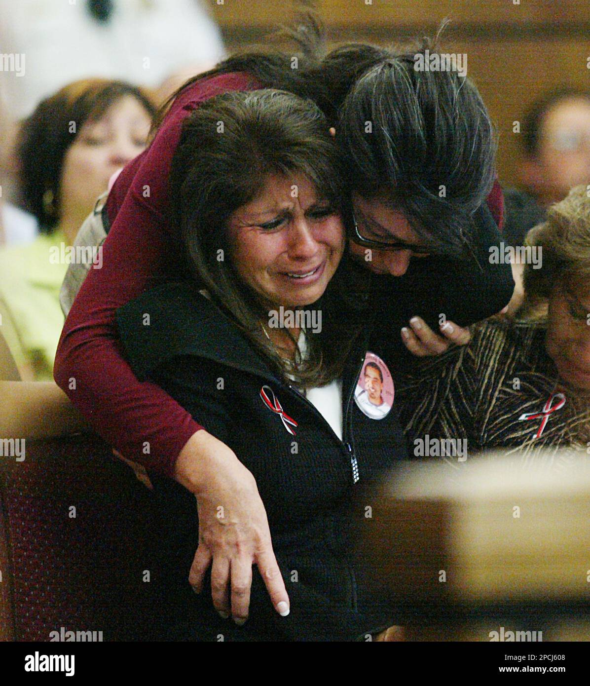 Lori Martinez, mother of murder victim Richard Martinez, who was shot ...