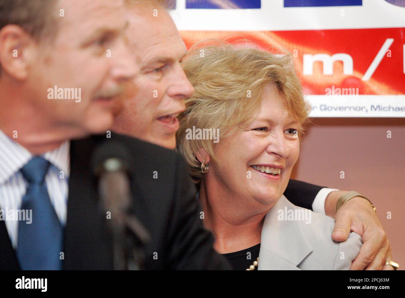Columbus attorney Charles "Rocky" Saxbe, left, whose father, William ...