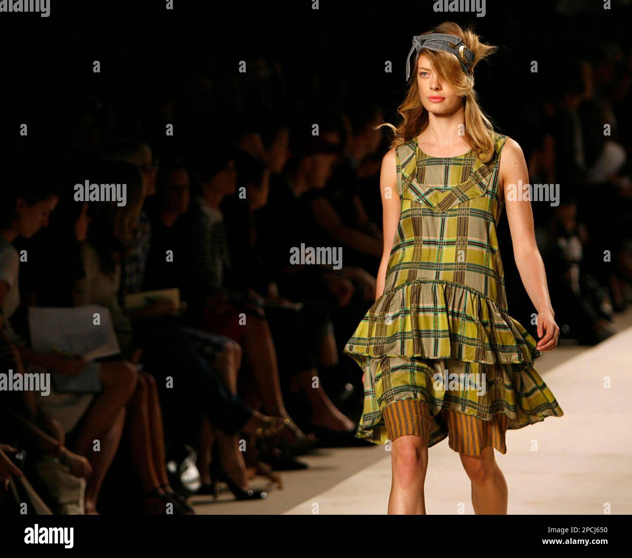 A model wears an outfit from the Marc by Marc Jacobs spring 2007 ...