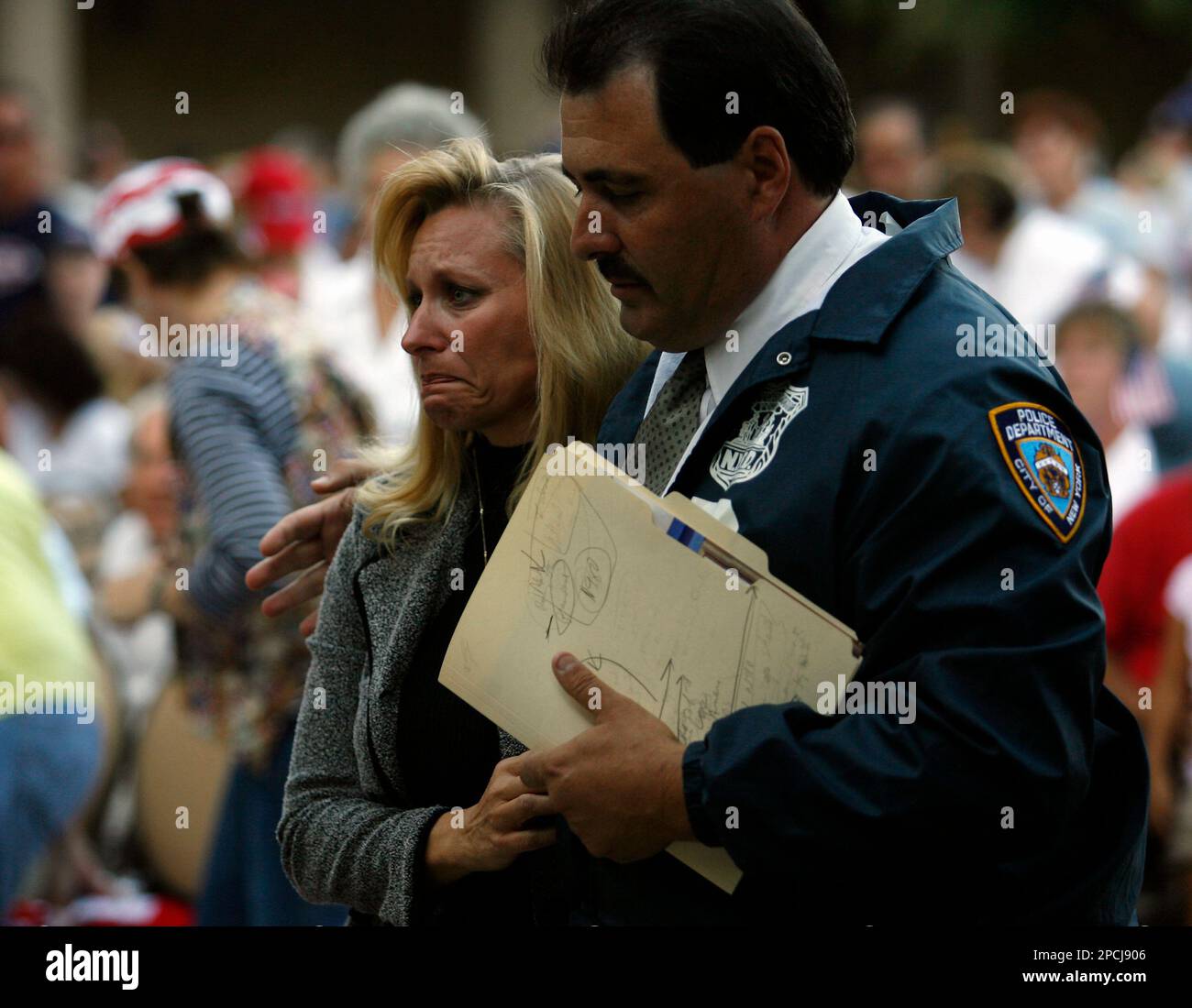 Marc Manfro, a retired New York City police officer and his wife Terry ...