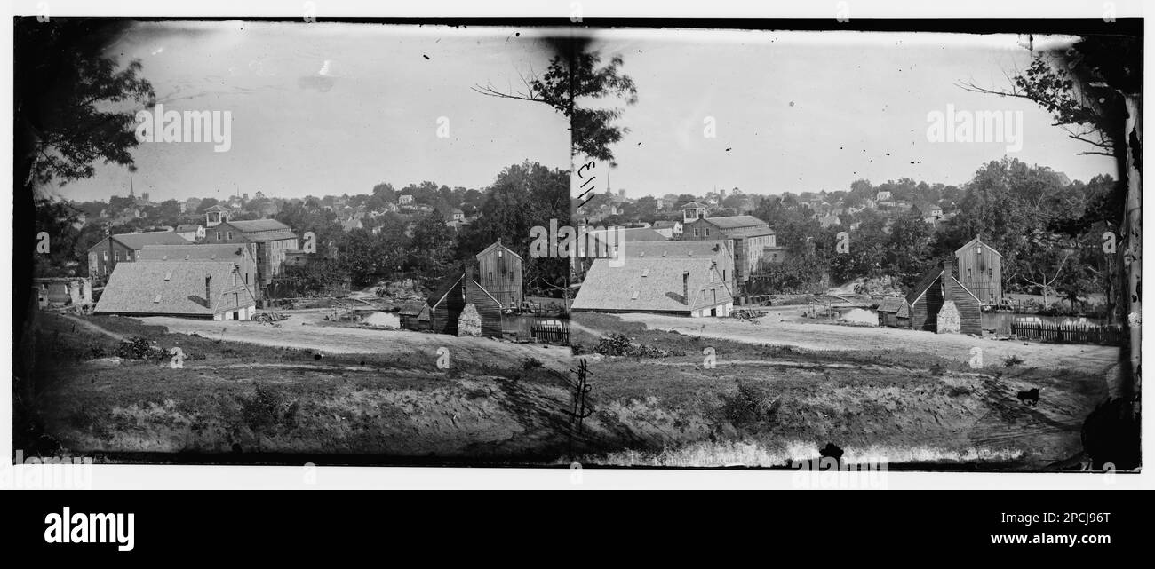 Petersburg, Virginia. View of mills. Civil war photographs, 1861-1865 ...