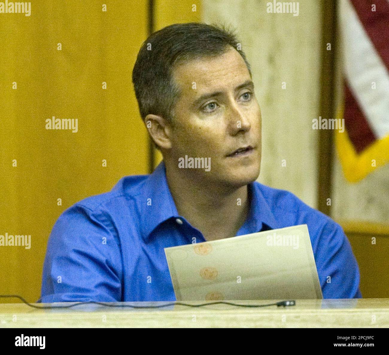 John Greeven testifies during Nelson Serrano's murder trial in Bartow ...