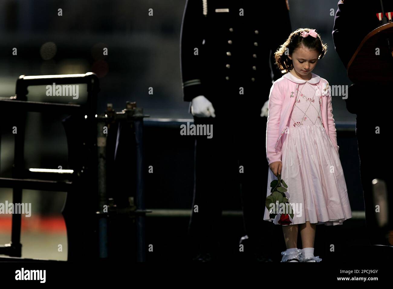 **RETRANSMISSION TO ADD ID OF GIRL** Patricia Smith, the daughter of police officer Moira Smith ...