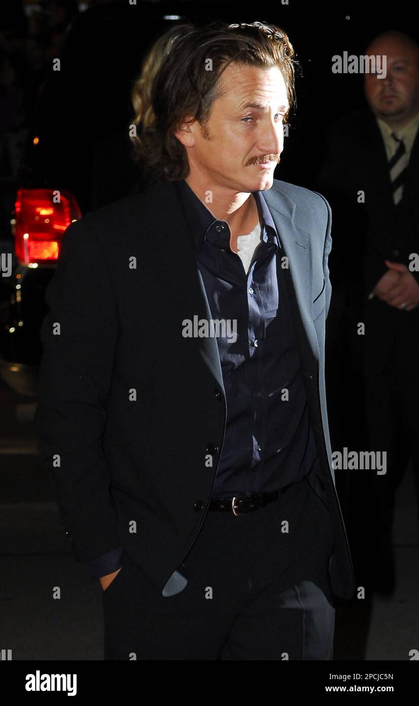 Sean Penn arrives on the red carpet for the gala premiere of "All The ...