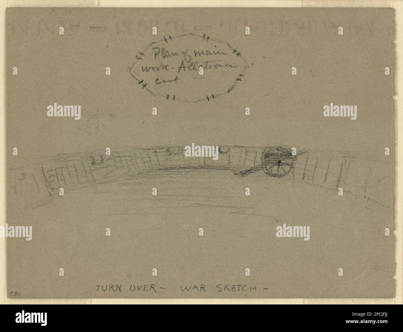 Plan of main work, Allatoona cut. Morgan collection of Civil War ...