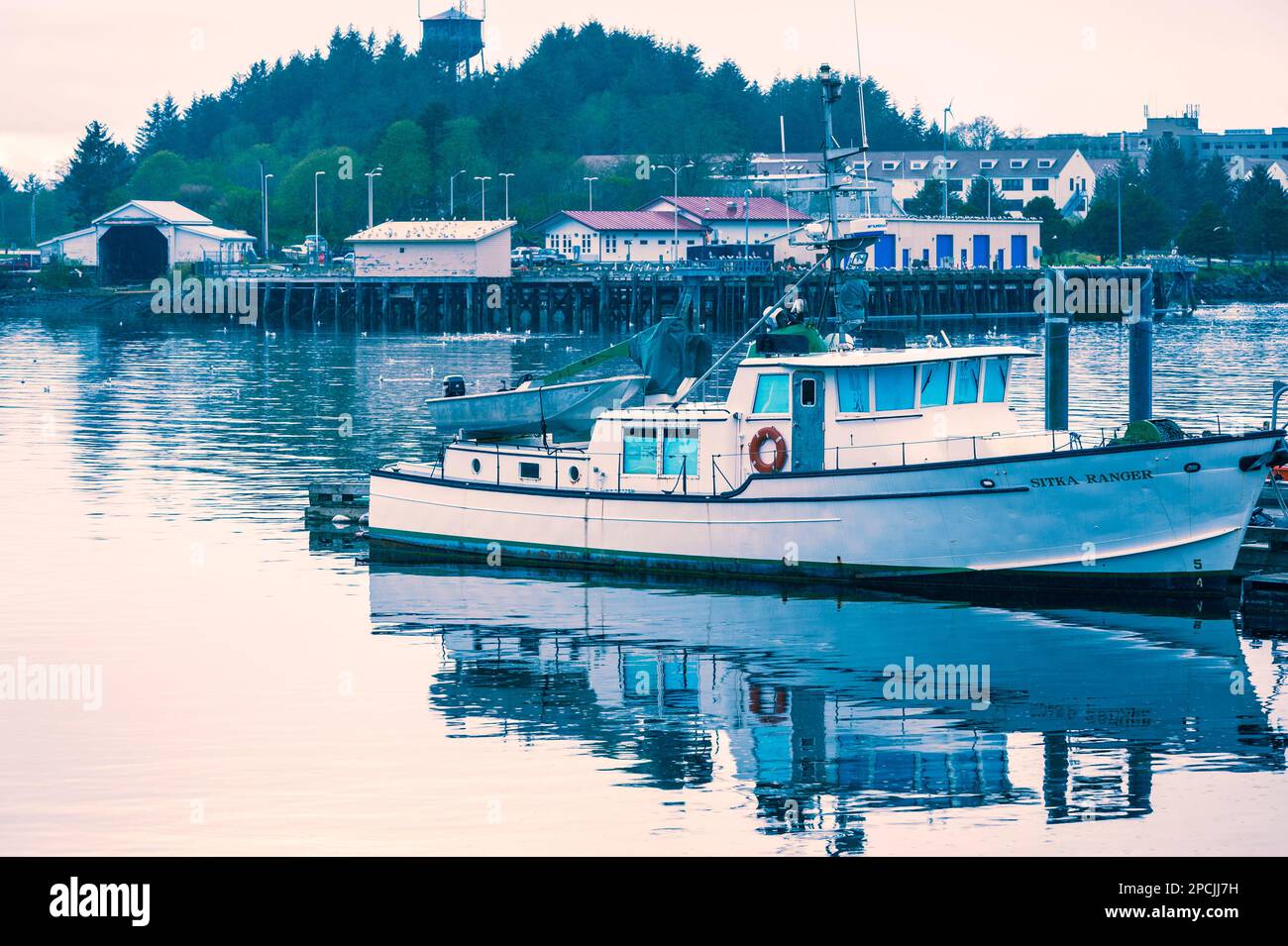 The US Forest Service live aboard work boat, the Sitka Ranger at the ...