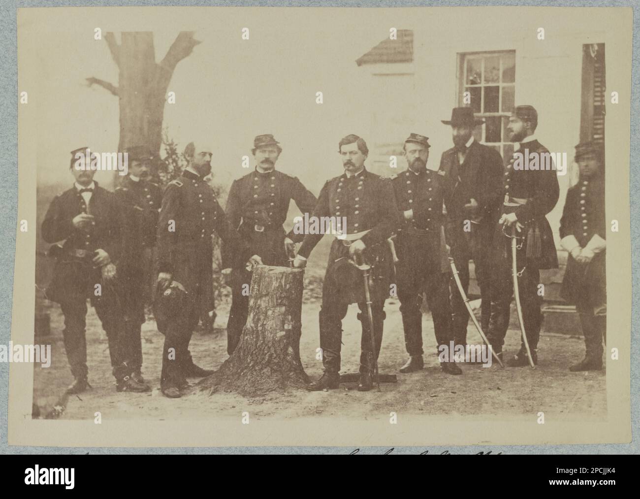 George mcclellan and staff hi-res stock photography and images - Alamy