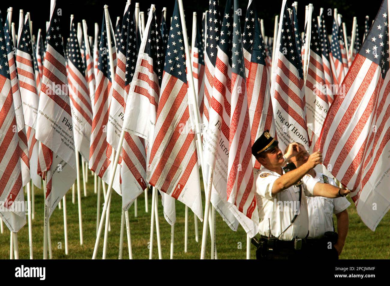 New York City police officers Andrew Capul, left, and Wayne Schrader ...
