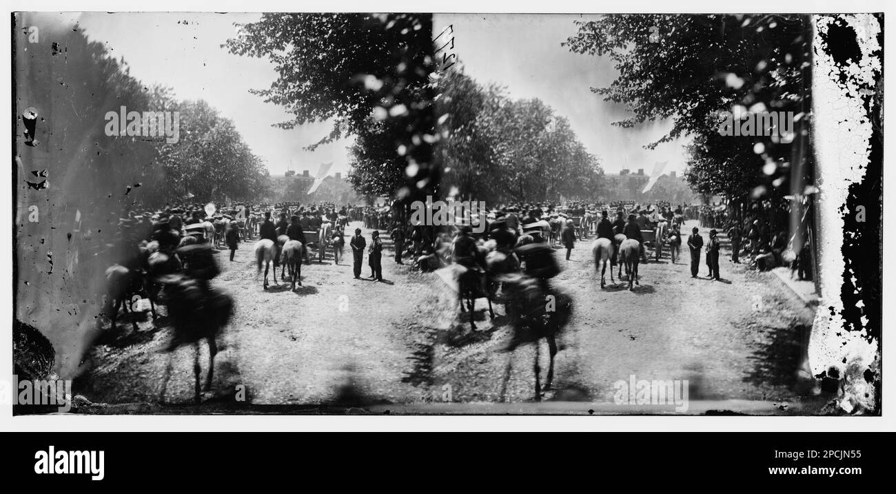 Washington, District of Columbia. Grand review of the army. Civil war ...