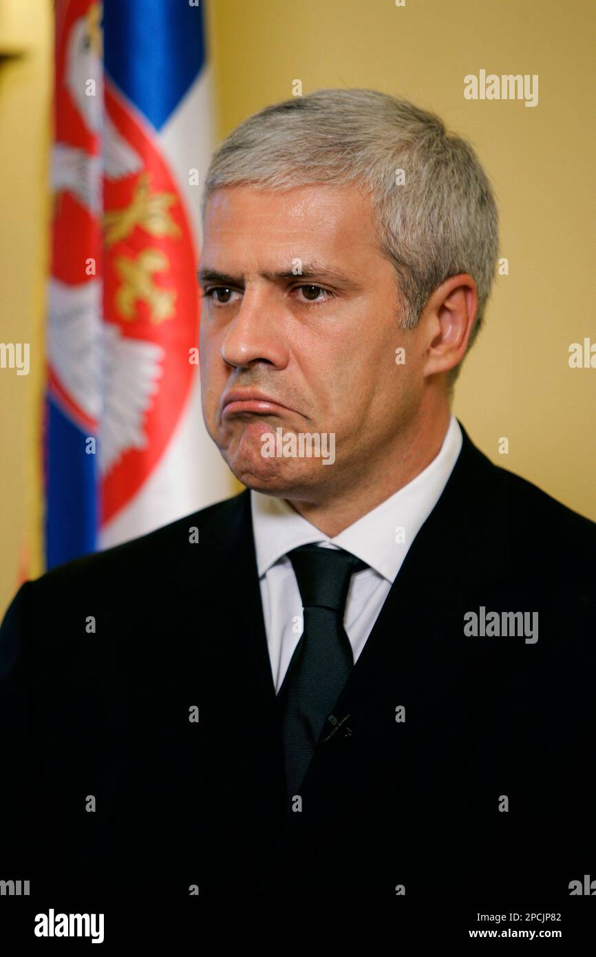 Serbian President Boris Tadic talks about progress on Kosovo's ...