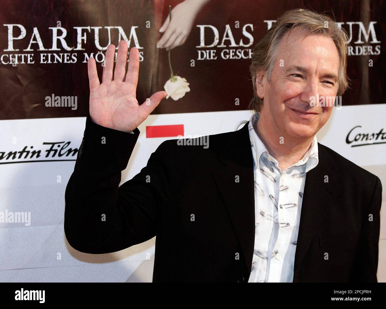British actor Alan Rickman poses for photographers prior to the ...
