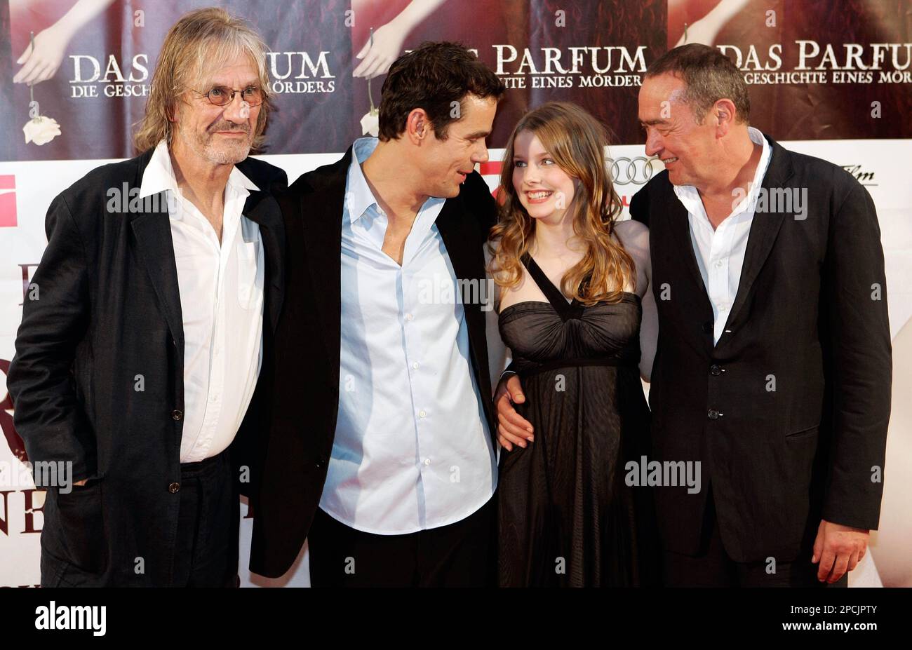 Producer's Bernd Eichinger, producer Tom Tykwer, actress Rachel Hurd ...