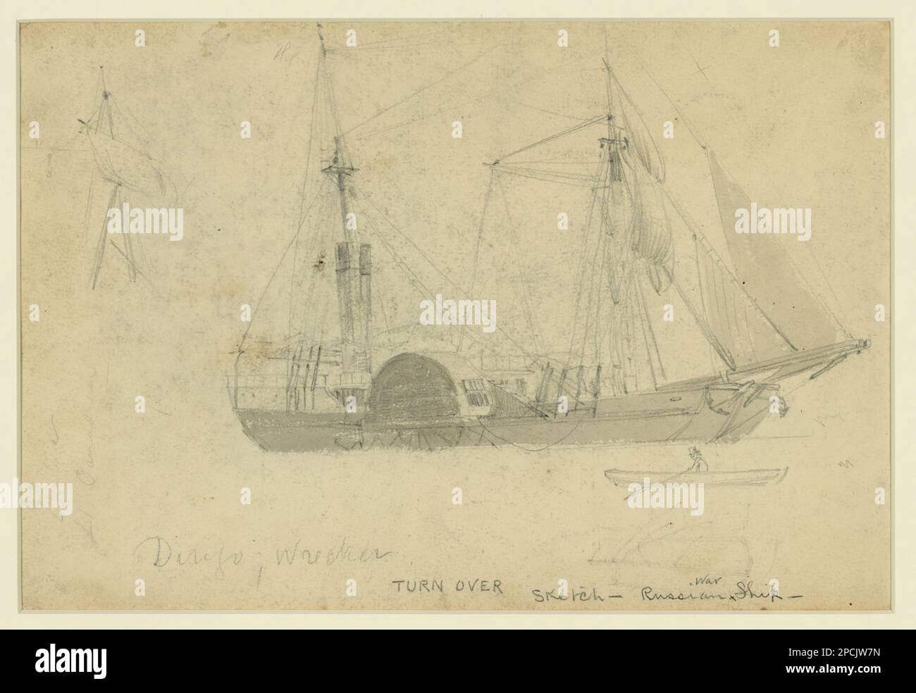 Dirijo sic, wrecker. Morgan collection of Civil War drawings. Dirigo ...
