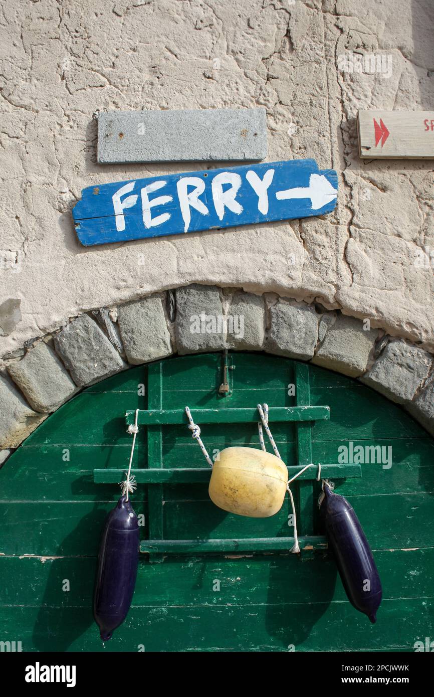 Ferry port sign hi-res stock photography and images - Alamy