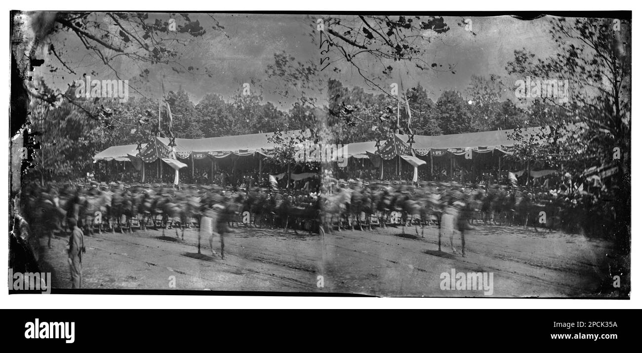 Grand review 1865 Cut Out Stock Images & Pictures - Alamy