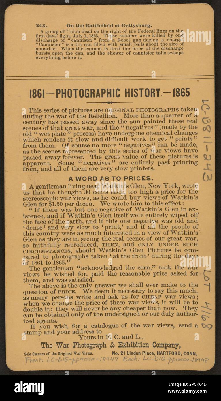 Museo gettysburg hi-res stock photography and images - Alamy