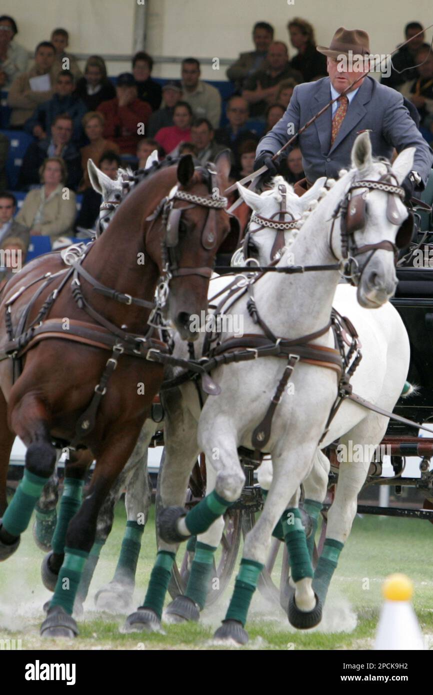 Belgium's Felix Marie Brasseur performs during the first part of the ...