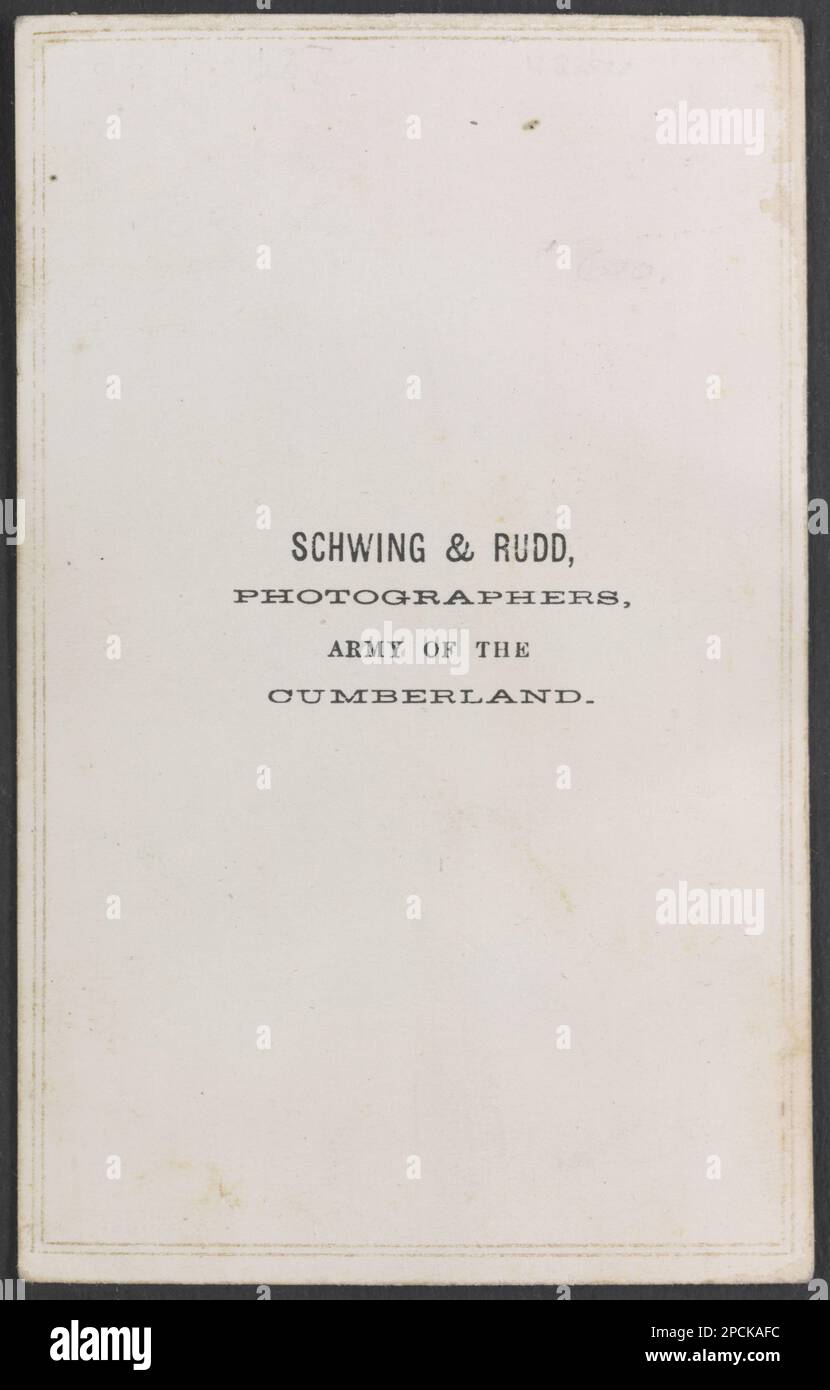 Sgt. Johnny Clem / Schwing & Rudd, photographers, Army of the ...