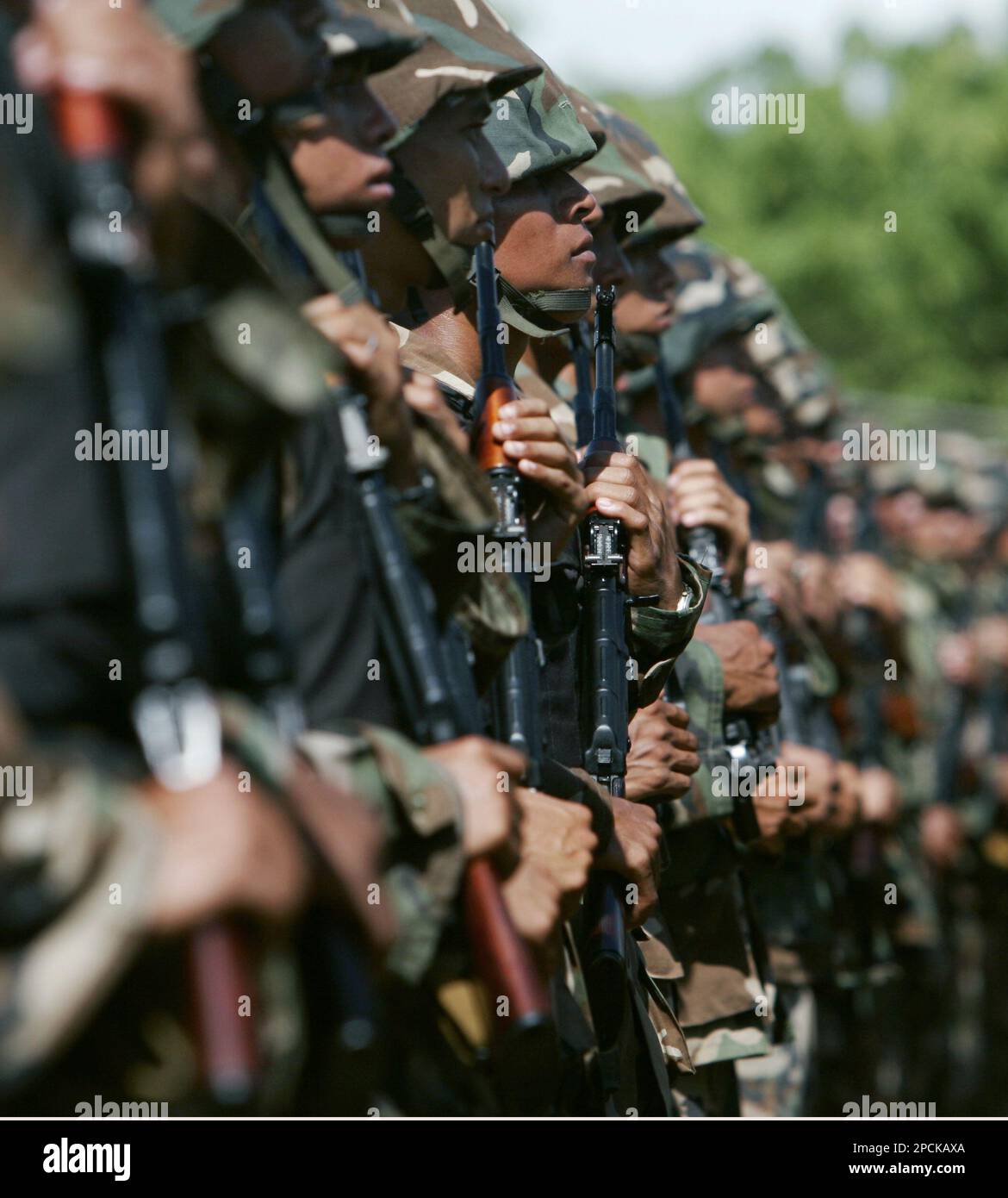 Members of Nicaraguan Army Special Forces take part in military ...