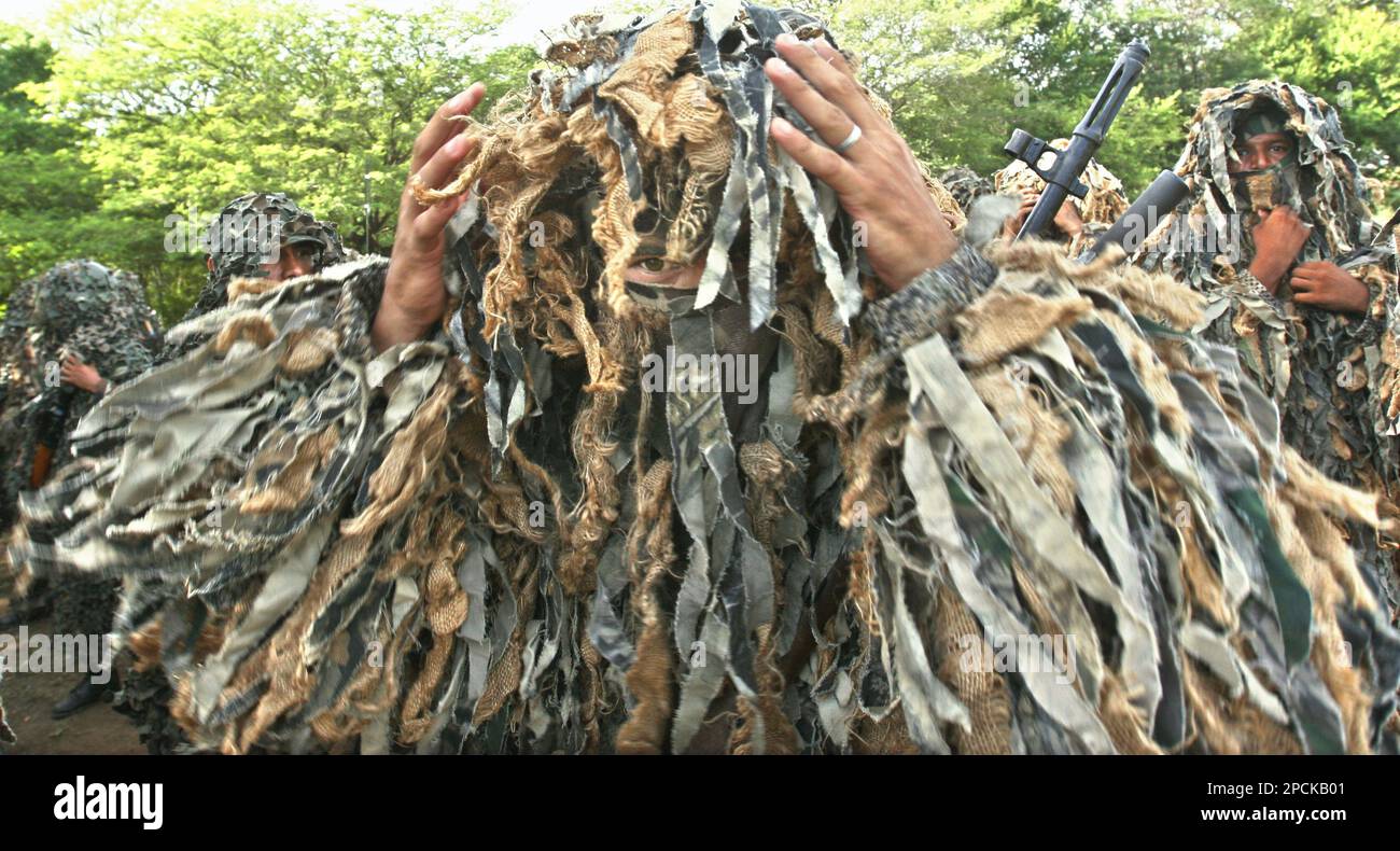Members of the Nicaraguan Army Special Forces take part in military ...