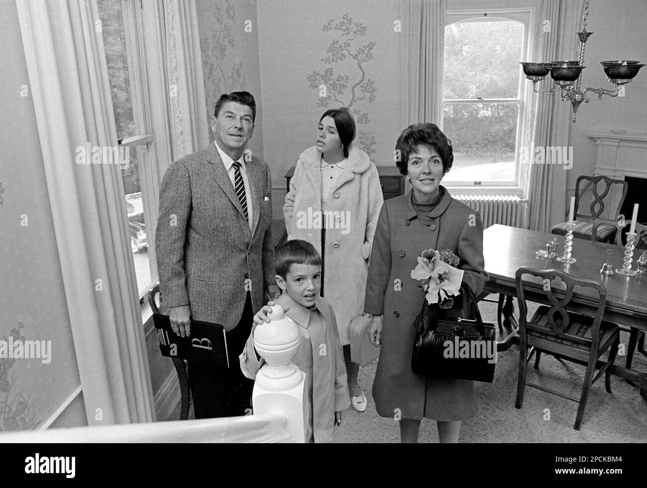 ** FILE ** California Gov.-elect Ronald Reagan and his wife, Nancy ...