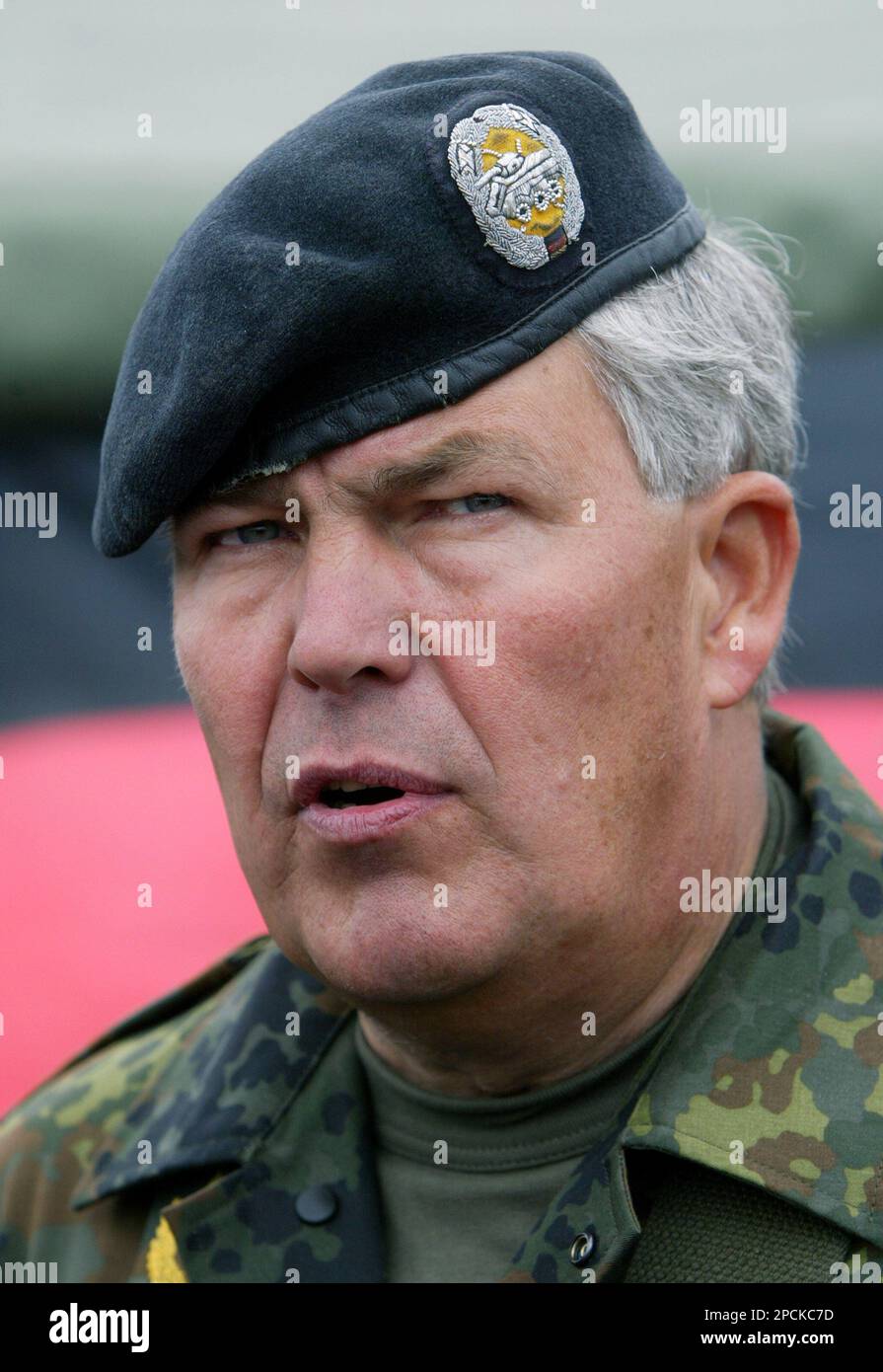 Newly appointed commander of KFOR Germany's Lt. Gen. Roland Kather ...