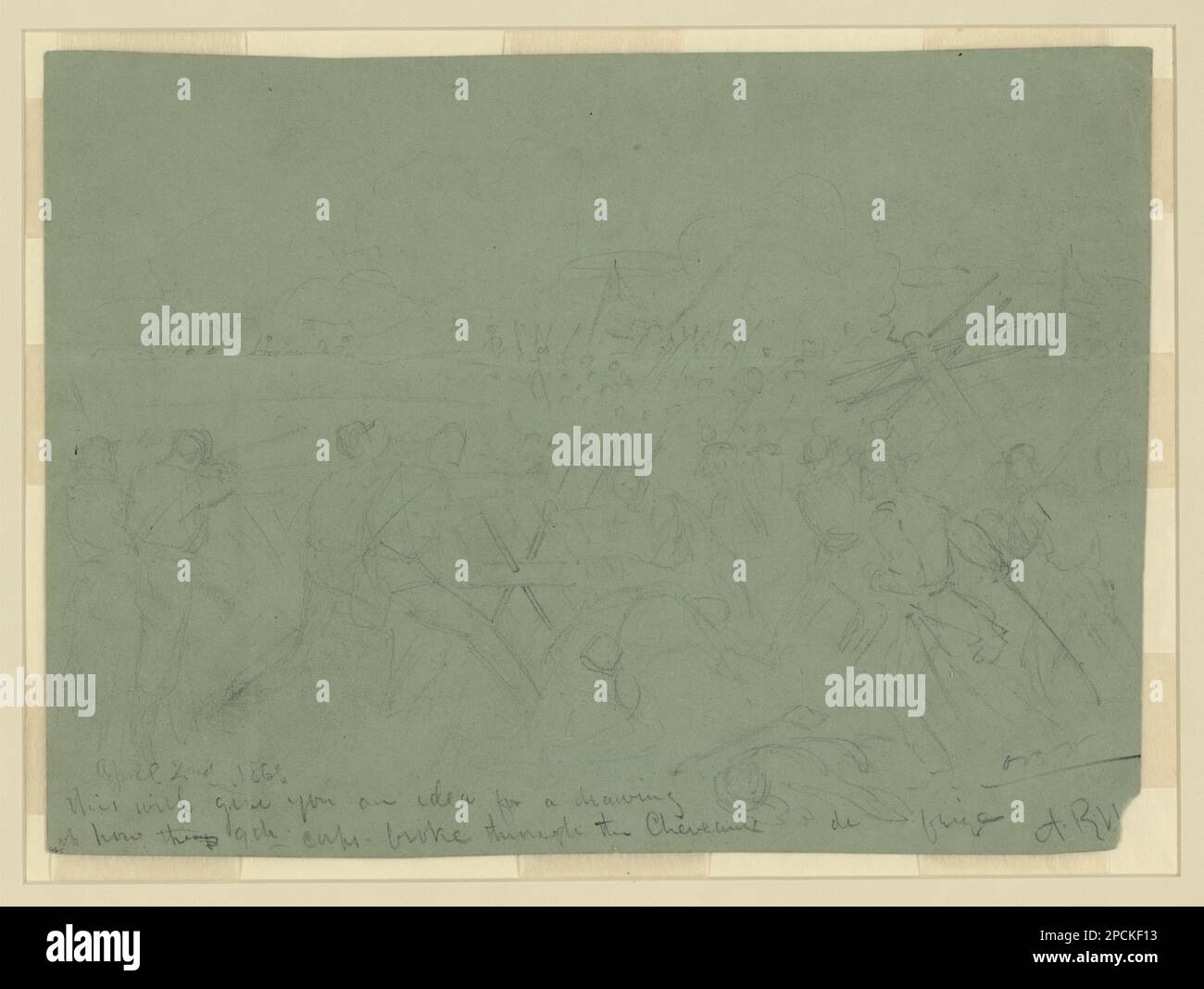 How the 9th corps broke through the Cheveaux de frise. Morgan ...