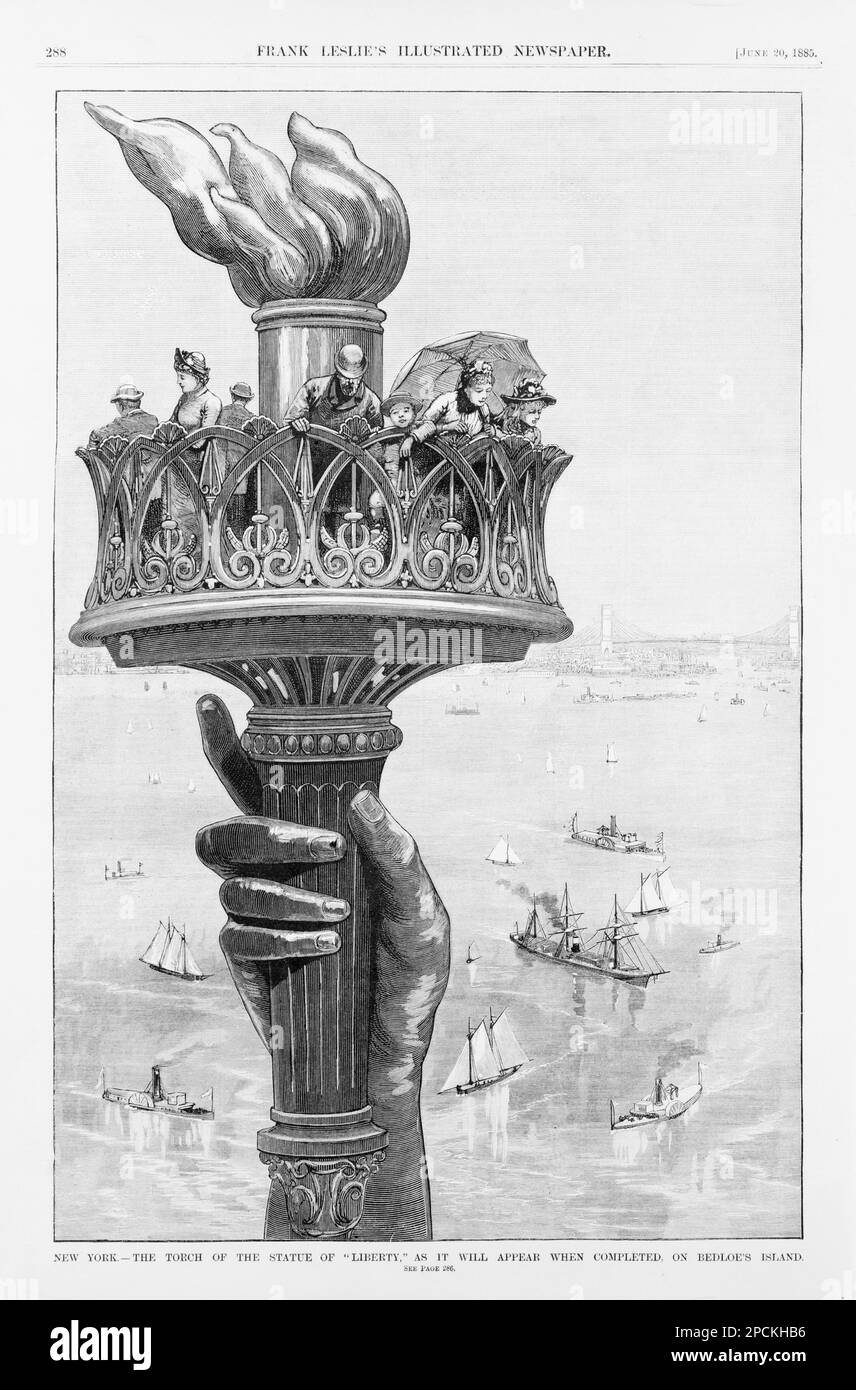 1885, New York , USA : The french architect and sculptor artist ...