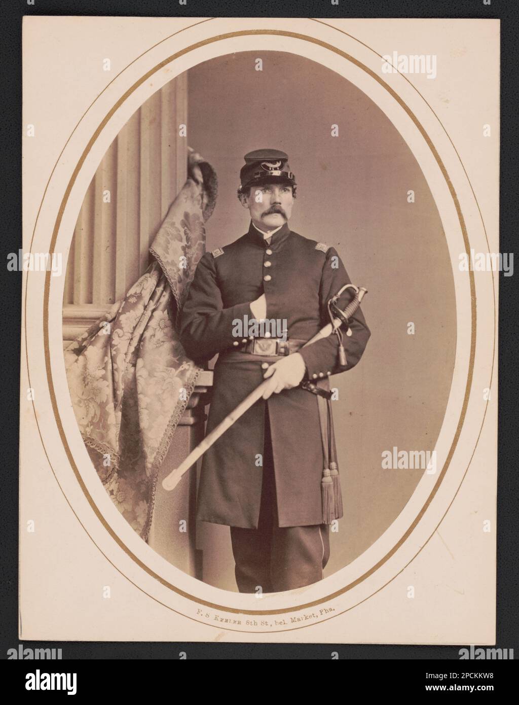 Captain John P. Carie of Co. F, 20th Pennsylvania Infantry Regiment and Co. I, 91st Pennsylvania ...