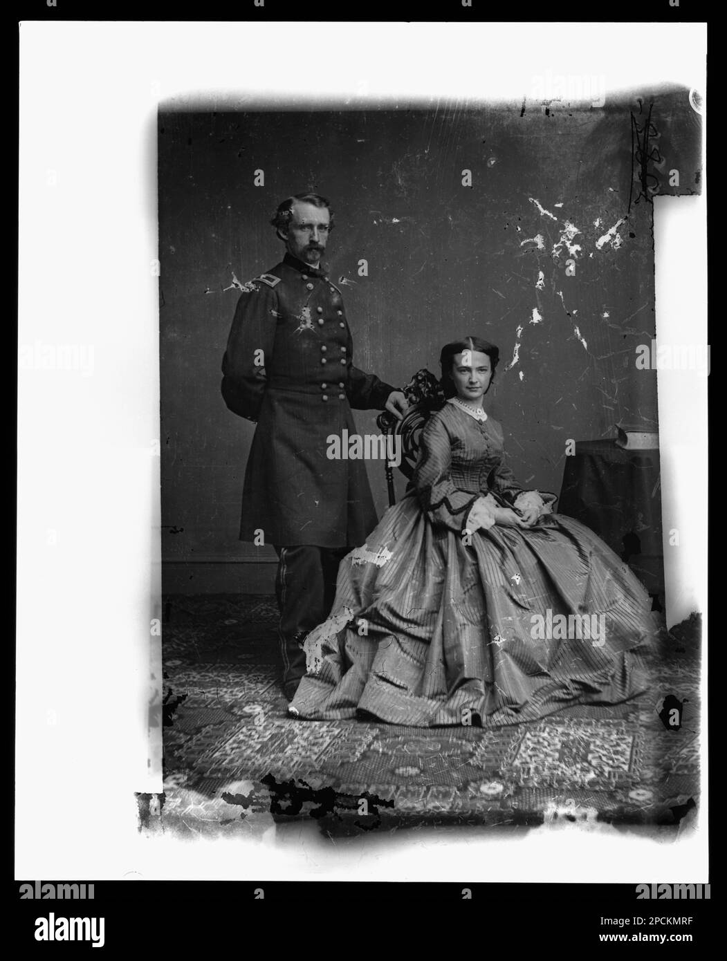 General George Custer & wife. Civil war photographs, 1861-1865 . United ...