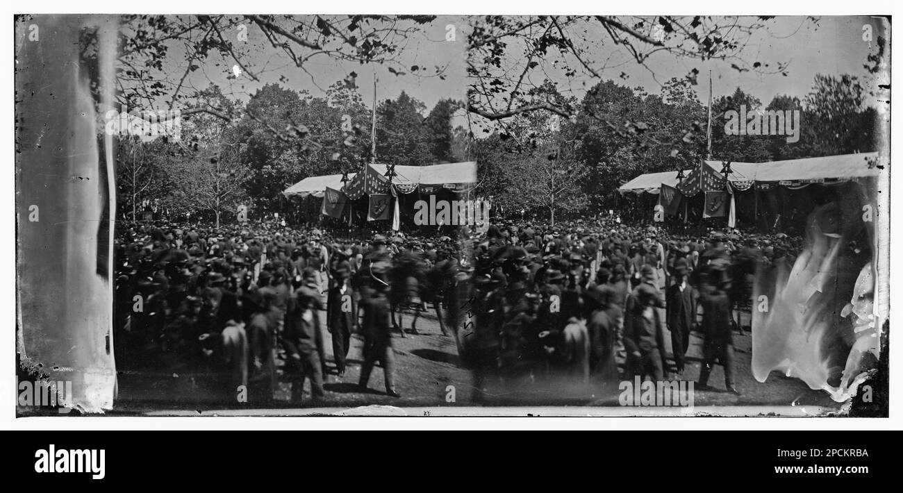 Washington, District of Columbia. Grand review of the Army. Civil war ...