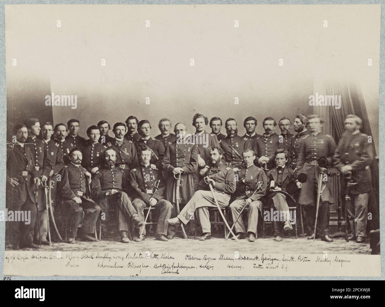 Officers of 37th New York Infantry. No. 976, Title from item, Gift; Col ...