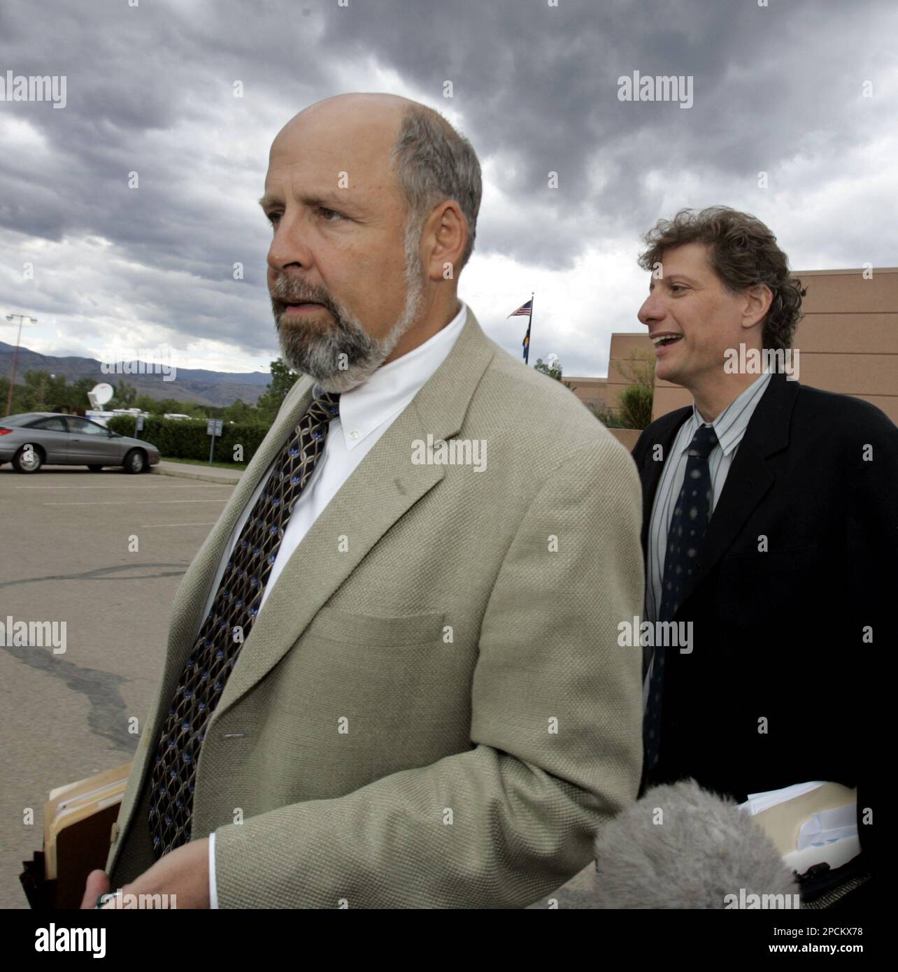 Boulder County chief public defender Seth Temin, right, and Steve ...