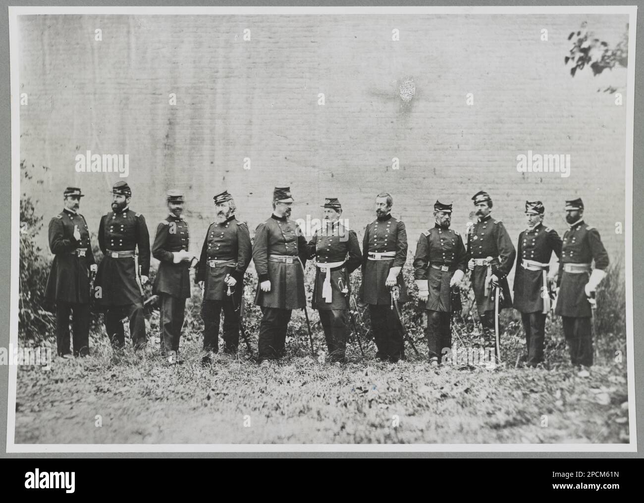 General McClellan and Generals of Divisions. Title from item, Included ...