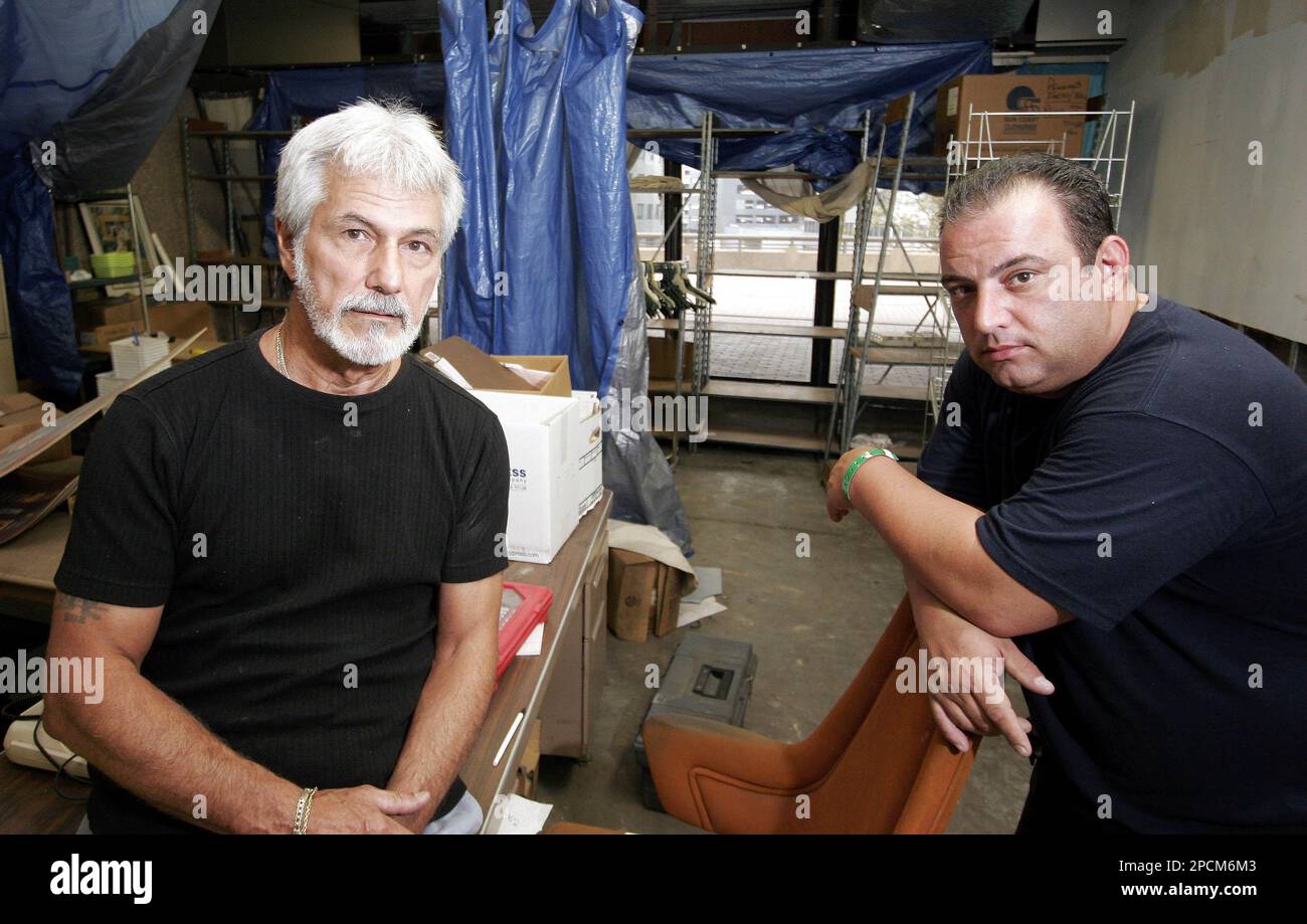 ** ADVANCE FOR MONDAY, AUG. 28 **Buz Leininger, left, and his nephew ...