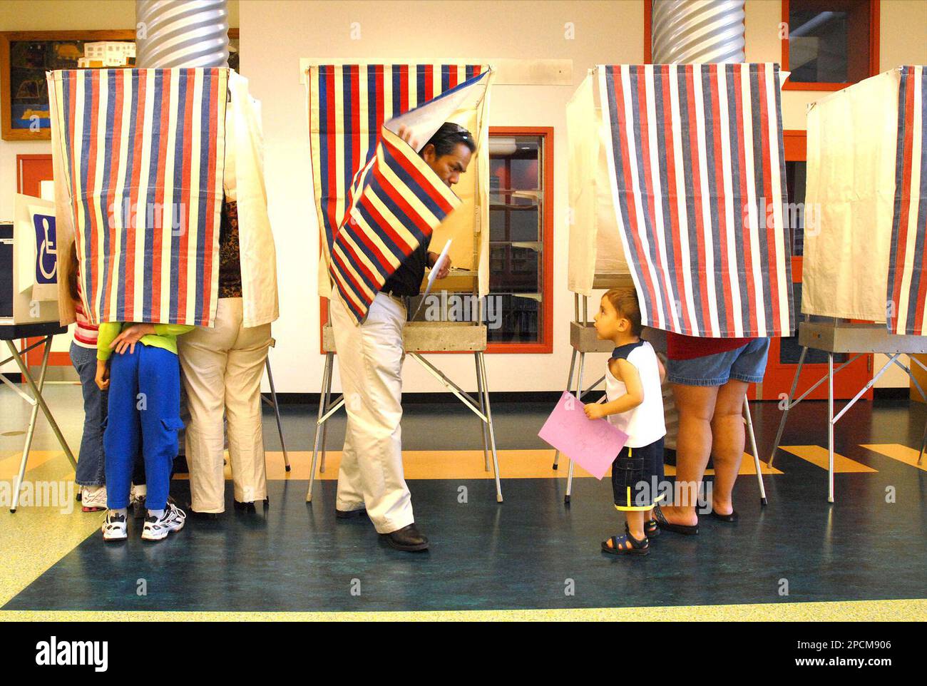 Upon leaving his voters booth at Fawn Mountain school Tuesday, Aug. 22 ...