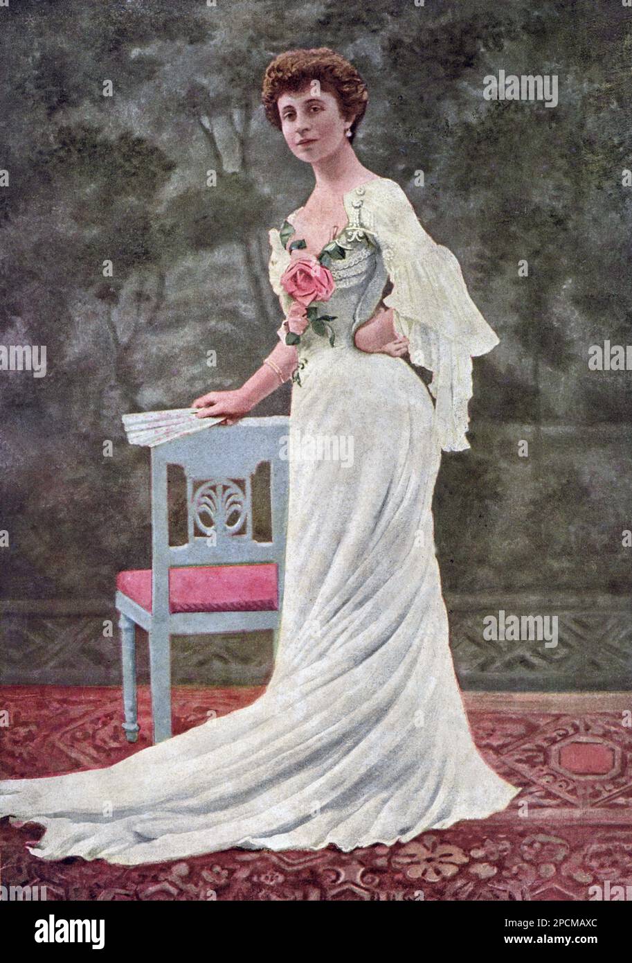 1906 , Firenze , Italy : The spanish-french-italian countess HORTENSIA ...