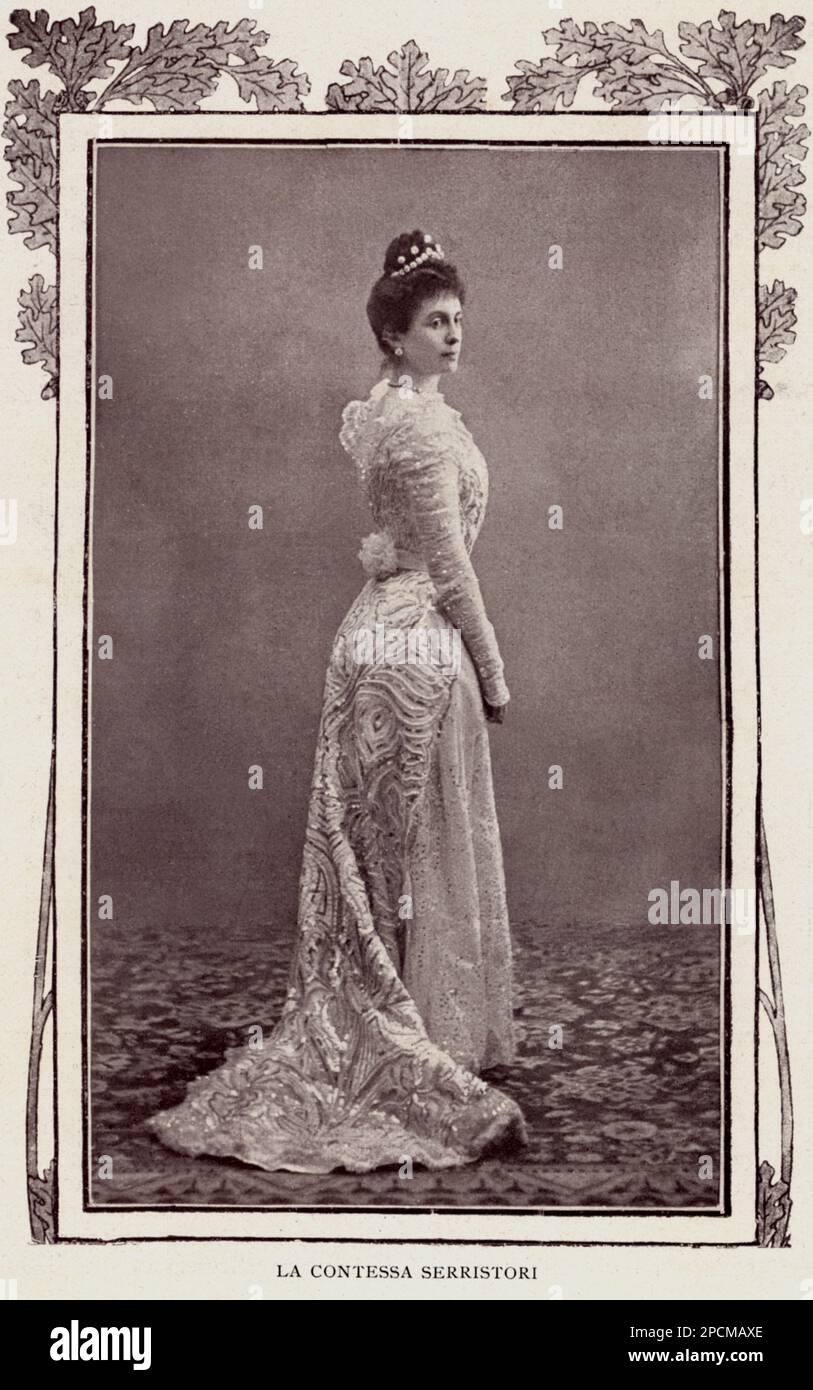 1906 , Firenze , Italy : The spanish-french-italian countess HORTENSIA ...