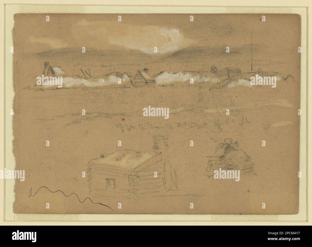 Manassas gap. Morgan collection of Civil War drawings. Bull Run, Battle ...