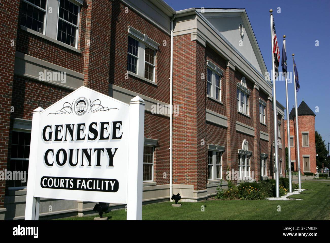 The Genesee County Courthouse is shown in Batavia, N.Y., Tuesday Aug ...