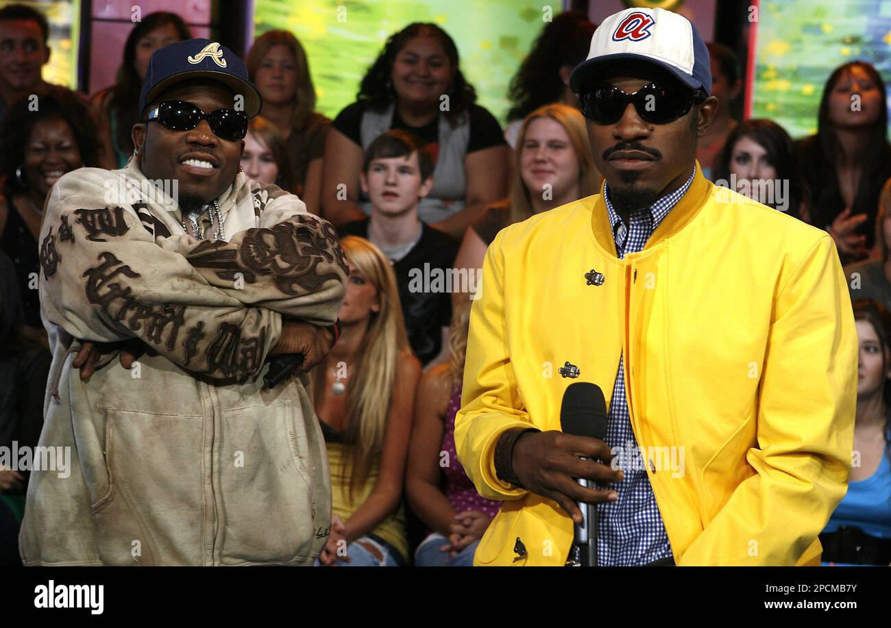 Antwan "Big Boi" Patton, left, and Andre Benjamin of OutKast appear ...