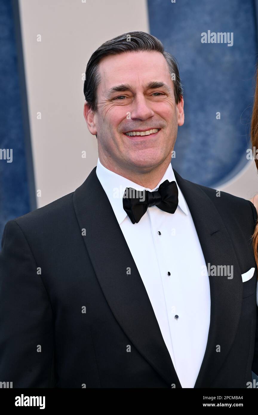 Beverly Hills, USA. 12th Mar, 2023. Jon Hamm at the 2023 Vanity Fair ...