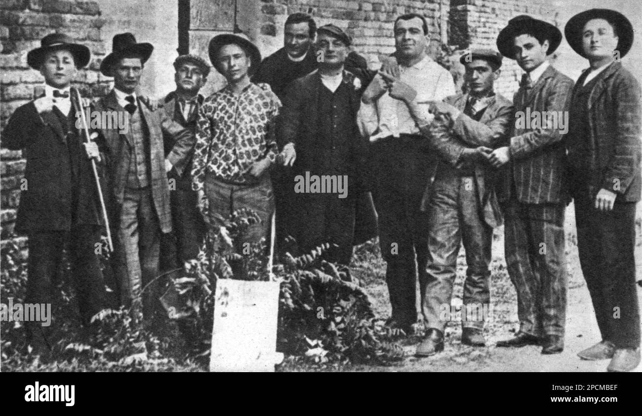 1904 , RECANATI , ITALY : The italian Opera singer tenore BENIAMINO ...