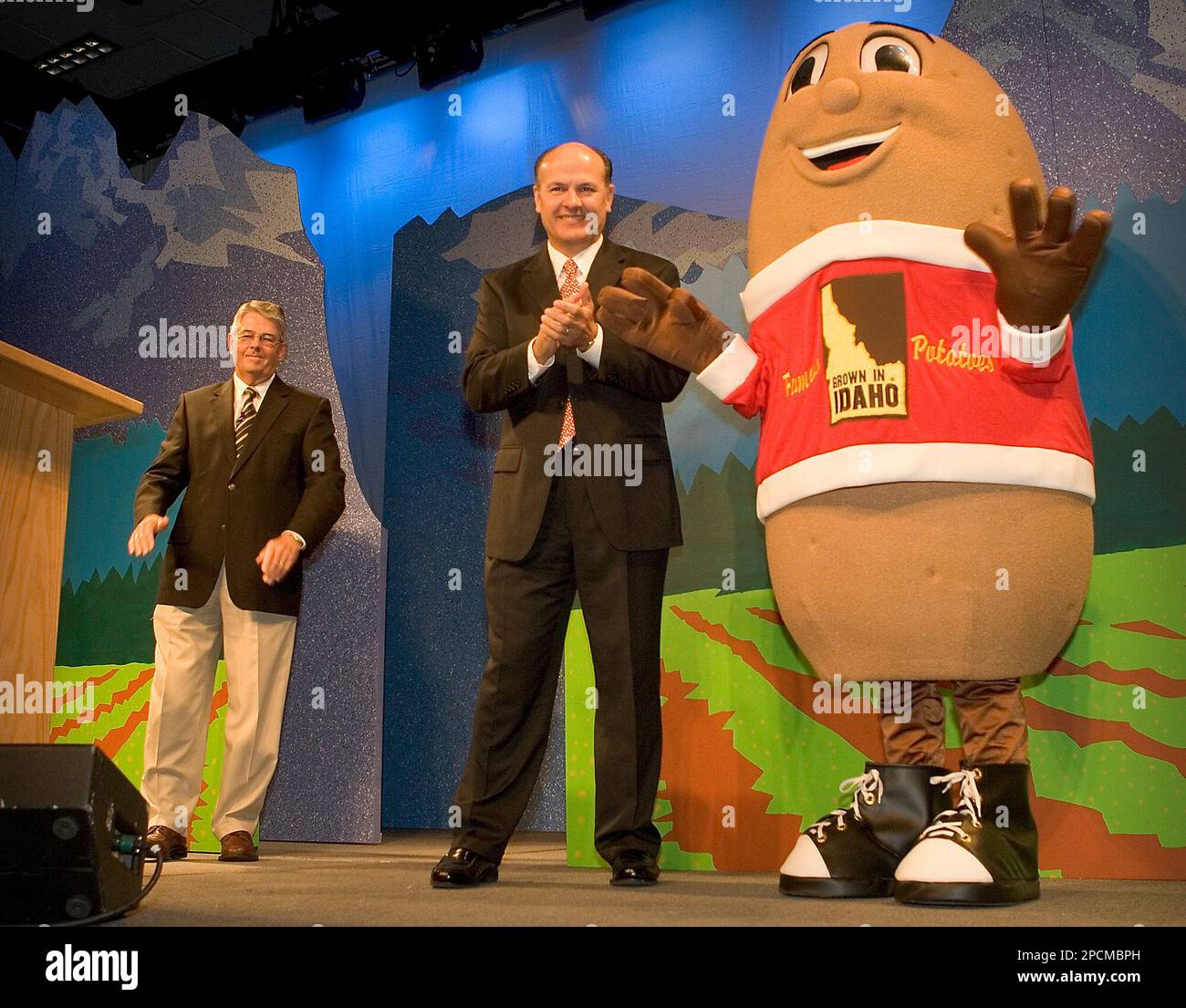 World Potato Congress President and CEO H. Lloyd Palmer, left; Idaho ...