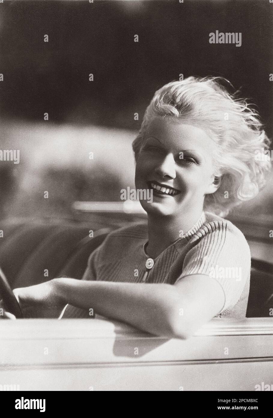 1933 ca., USA : The platinum blonde actress JEAN HARLOW ( Harlean Jean ...