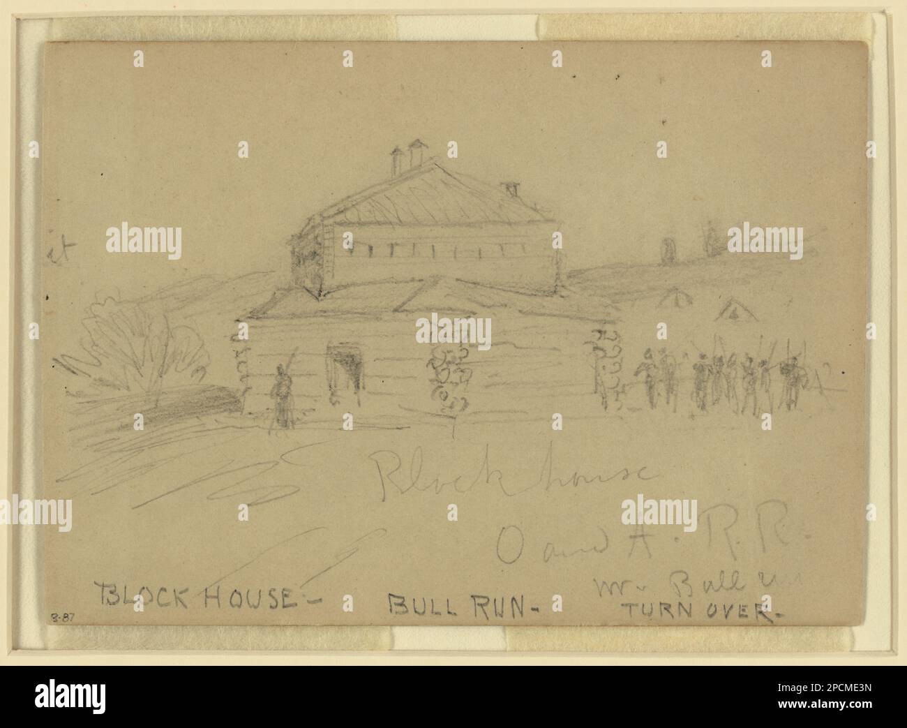 Blockhouse, O and A.R.R., nr. Bull Run. Morgan collection of Civil War ...