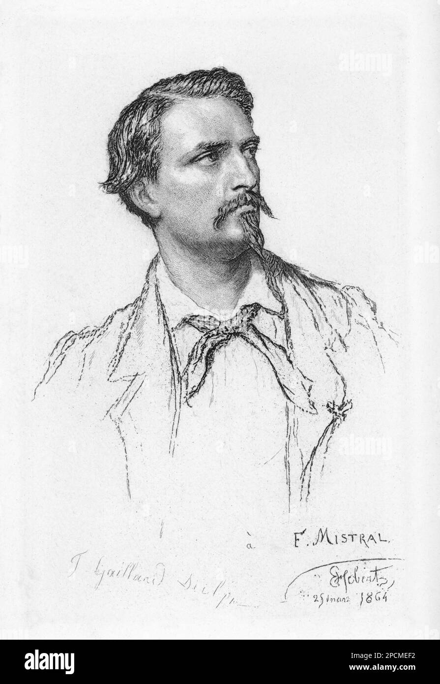 1864 , FRANCE : The french poet FREDERIC MISTRAL ( Maillane 1830 – 1914 ...